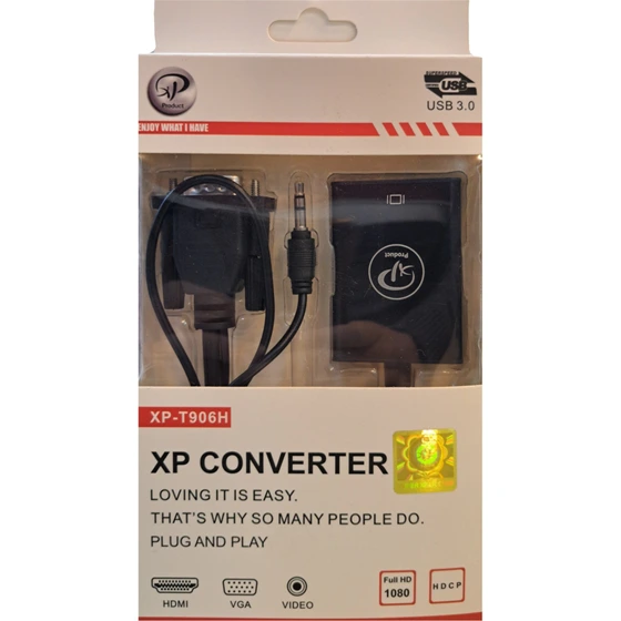 خرید و قیمت تبدیل VGA To HDMI XP-T906G | ترب