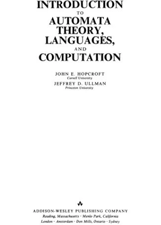 خرید و قیمت دانلود کتاب Introduction to automata theory, languages, and ...
