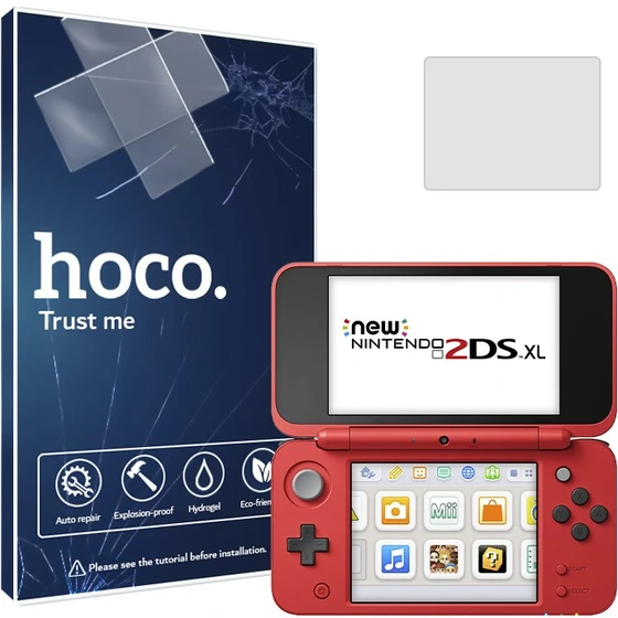 خرید و قیمت گلس کنسول بازی نینتندو 2DS XL (small) مدل شفاف برند هوکو کد ...