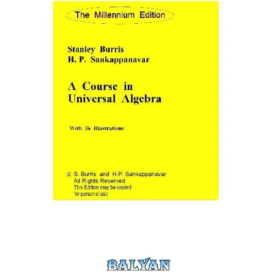 خرید و قیمت دانلود کتاب Verlag A Course In Universal Algebra | ترب