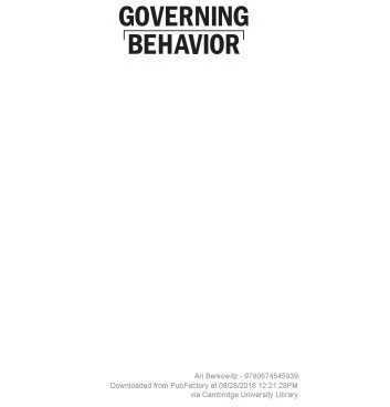 خرید و قیمت دانلود کتاب Governing behavior : how nerve cell ...