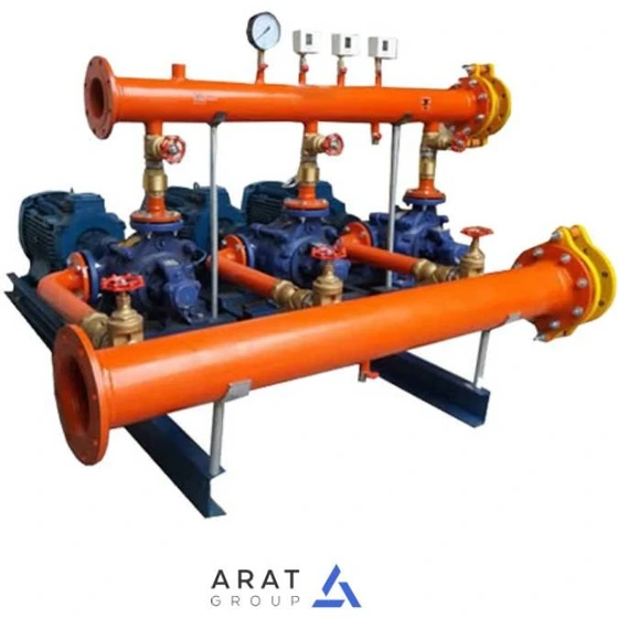 خرید و قیمت بوستر پمپ آتش نشانی دور ثابت 3 خط با پمپ پمپیران مدل WKL50/1 | ترب