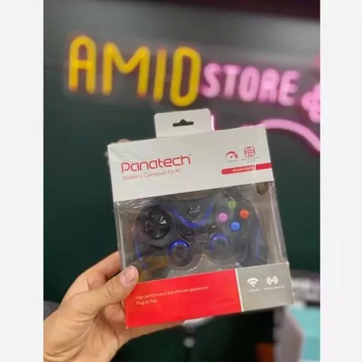 خرید و قیمت دسته بازی تک شوک دار بی سیم پاناتک Panatech P-G507W | ترب