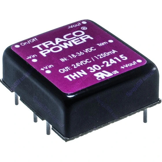 خرید و قیمت مبدل ولتاژ تراکوپاور 1/25 آمپر TRACO POWER THN 30-2415 DC/DC IN:18-36V OUT:24V | ترب