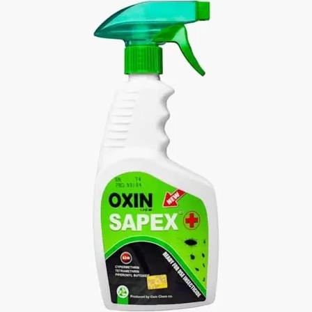 خرید و قیمت اسپری حشره کش ساپکس برای سگ و گربه حجم 500ML | OXIN SAPEX | ترب