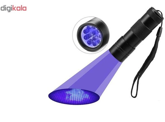 خرید و قیمت چراغ قوه UV فلیکسبل مدل UV blacklight 12LED ا Flexible 12LED UV Blacklight ...