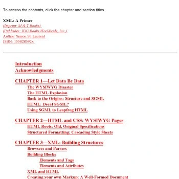 خرید و قیمت دانلود کتاب Xml: A Primer 1998 | ترب