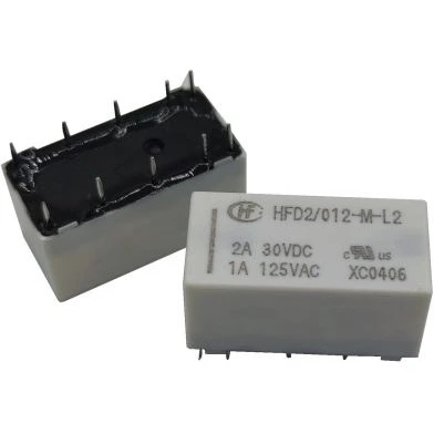خرید و قیمت رله هنگفا 12 ولت 10 پین 2 آمپر مدل HONGFA HFD2/012-M-L-2 | ترب