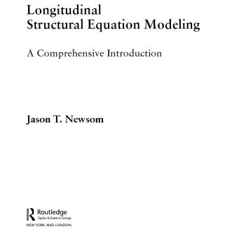 خرید و قیمت دانلود کتاب Longitudinal Structural Equation Modeling 2015 ...