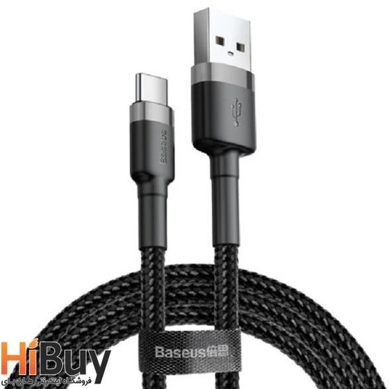 خرید و قیمت کابل تبدیل Usb به Usb C باسئوس مدل Cafule طول 3 متر ترب