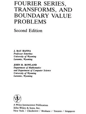 خرید و قیمت دانلود کتاب Fourier Series, Transforms, and Boundary Value Problems 2nd ed | ترب