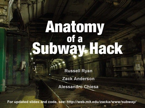 خرید و قیمت دانلود کتاب Anatomy of a Subway Hack 2008 | ترب