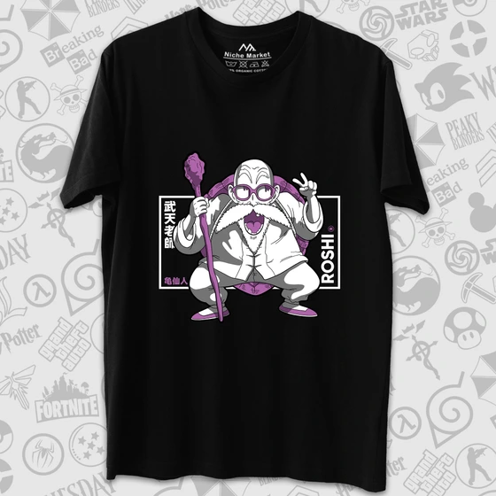 خرید و قیمت تیشرت Dragon Ball طرح Master Roshi Purple Palette | ترب