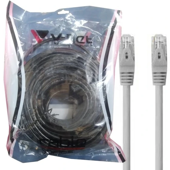 خرید و قیمت کابل پچ کورد V-NET 25M CAT6 | ترب