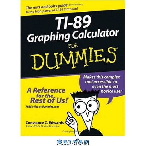 خرید و قیمت دانلود کتاب Ti 89 Graphing Calculator For Dummies ترب 