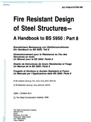 خرید و قیمت کتاب Fire resistant design of steel structures: a handbook ...
