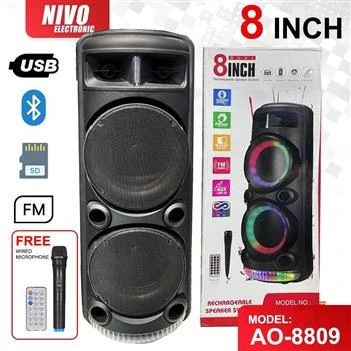 خرید و قیمت اسپیکر بلوتوثی قابل حمل مدل AO-8809 | ترب