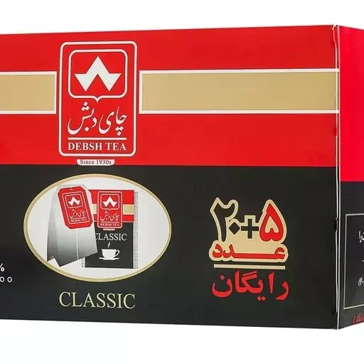 خرید و قیمت چای کیسه ای کلاسیک چای دبش بسته 25 عددی | ترب