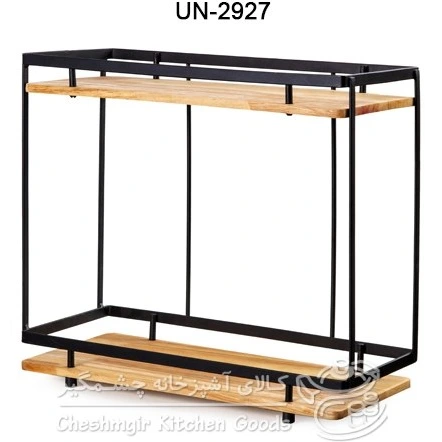 خرید و قیمت استند چوبی یونیک مستطیل 2 طبقه UN-2927 | ترب