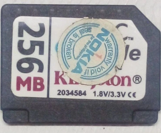 خرید و قیمت کارت حافظه مموری نوکیا MEMORY CARD NOKIA N70 256 MB فابریک ...