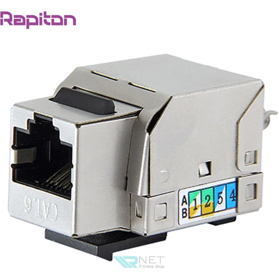 خرید و قیمت کیستون Cat6 FTP رپیتون مدل Rapiton Jack RP-KJ90-6F1 | ترب