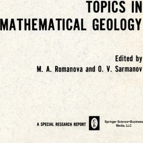 خرید و قیمت دانلود کتاب Topics in Mathematical Geology ویرایش 1 | ترب