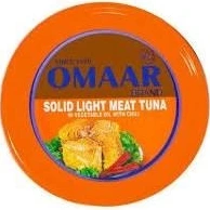 خرید و قیمت کنسرو تن ماهی تند و فلفلی عمر 95گرمی Omaar Solid Light Meat ...