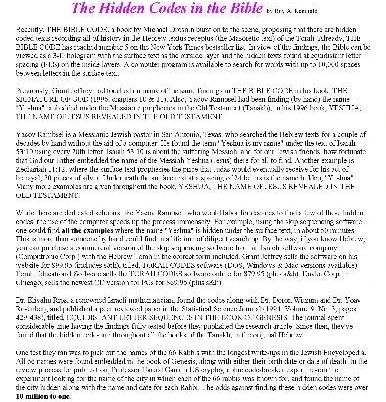 خرید و قیمت دانلود کتاب The Hidden Codes in the Bible by Roy Reinhold | ترب