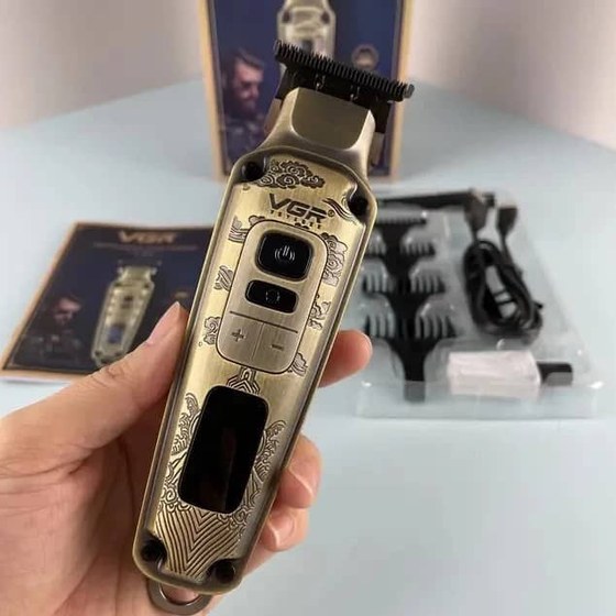 خرید و قیمت ماشین اصلاح موی سر و صورت حرفه‌ای وی جی ار مدل VGR V-901 ...