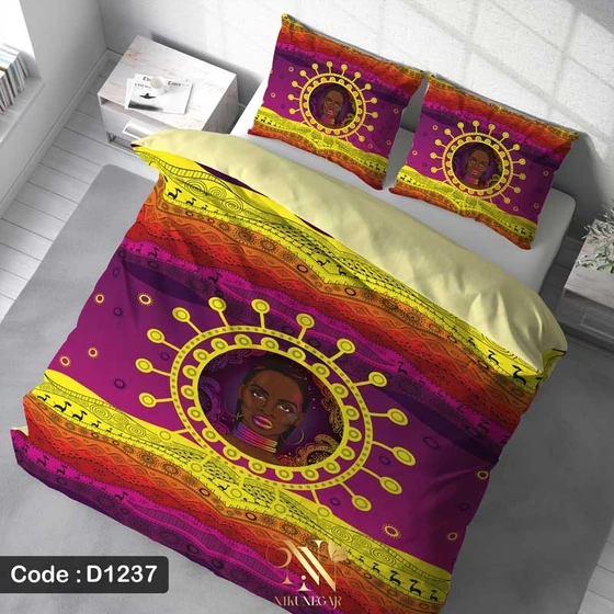 خرید و قیمت روتختی دونفره طرح ورساچه جدید D1237 | ترب