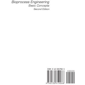 خرید و قیمت دانلود کتاب Bioprocess Engineering: Basic Concepts ویرایش 2 | ترب