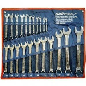 خرید و قیمت آچار یکسر تخت یکسر رینگ سان تولز SUN TOOLS ست 22 عددی | ترب