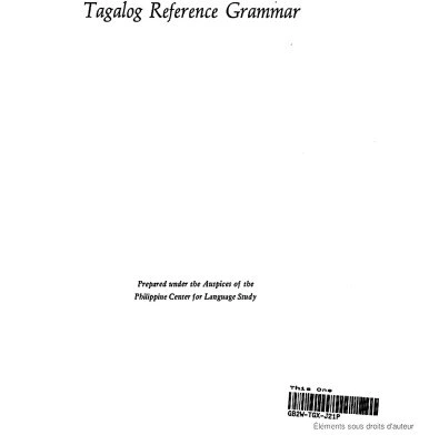 خرید و قیمت دانلود کتاب Tagalog reference grammar 1972 | ترب