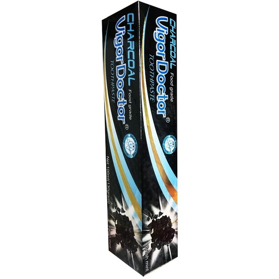 خرید و قیمت خمیر دندان سه کاره زغالی Vigor Doctor مدل Charcoal ظرفیت ...