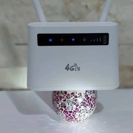 خرید و قیمت مودم سیمکارتی آنلاک 4G باتری دار 2 آنتن مدل R102 | ترب