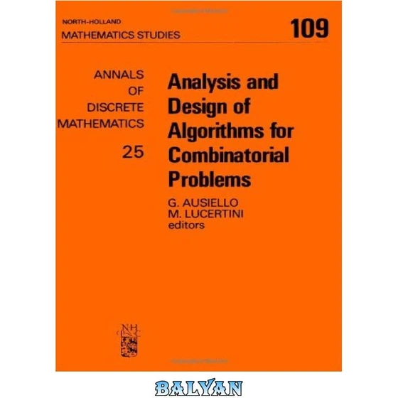 خرید و قیمت دانلود کتاب Analysis And Design Of Algorithms For Combinatorial Problems ترب