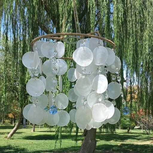 خرید و قیمت بادزنگ باد زنگ آویزصدفی آویز فنگشویی | ترب