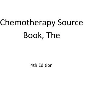 خرید و قیمت دانلود کتاب The chemotherapy source book 4th ed | ترب