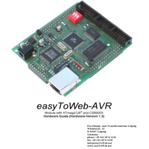 خرید و قیمت دانلود کتاب easy To Web - AVR module hardware guide.V1.3 | ترب