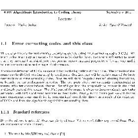 خرید و قیمت دانلود کتاب Algorithmic Introduction to Coding Theory 2001 | ترب