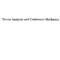 خرید و قیمت دانلود کتاب Tensor Analysis and Continuum Mechanics 2002 | ترب