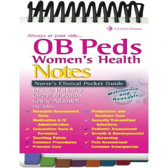 خرید و قیمت دانلود کتاب OB Peds Women's Health Notes: Nurse's Clinical ...