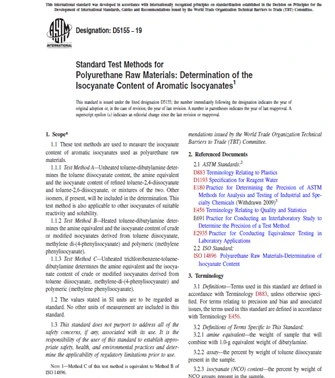 خرید و قیمت ASTM D5155 − 19- Standard Test Methods for Polyurethane Raw ...