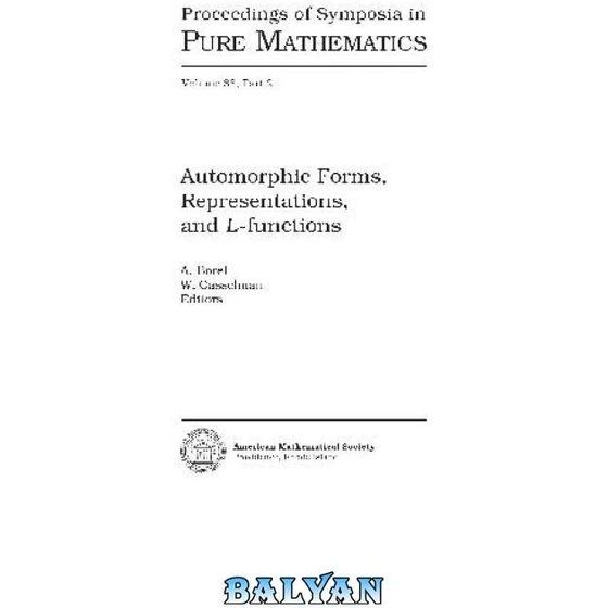 خرید و قیمت دانلود کتاب Automorphic forms, representations, and L-functions | ترب
