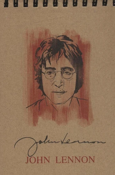 خرید و قیمت دفترچه یادداشت بی خط - موسیقی دان:جان لنون،JOHN LENNON ...