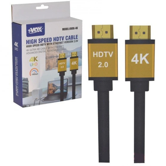 خرید و قیمت کابل HDMI 2.0 4K طول 3 متر xVOX مدل xVOX-4K | ترب