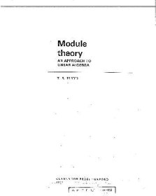 خرید و قیمت دانلود کتاب Module theory: an approach to linear algebra ...