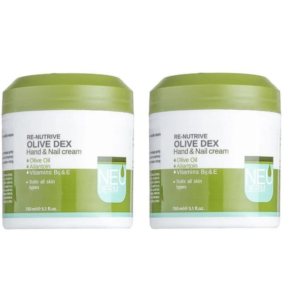 خرید و قیمت کرم مرطوب کننده دست و ناخن نئودرم مدل Olive Dex حجم 150 ...