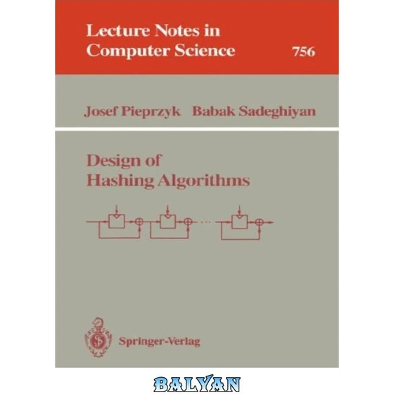خرید و قیمت دانلود کتاب Design Of Hashing Algorithms ترب