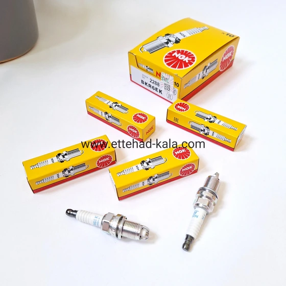 خرید و قیمت شمع موتور تک پلاتین مناسب خودرو های پراید-پژو 405-سمند-پارس NGK) BKR6EKژاپن) | ترب